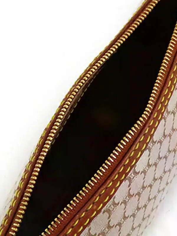 Celine 20th Century Macadam Canvas Shoulder Bag