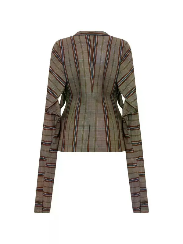 VIVIENNE WESTWOOD Appetizer Check-pattern Button-up Blazer