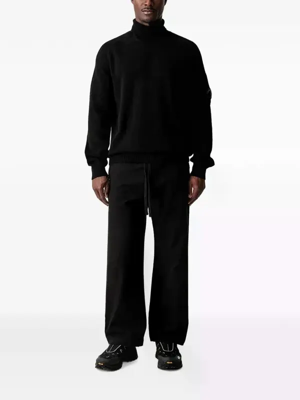C.P. COMPANY Lambswool Turtleneck Lens Sweater