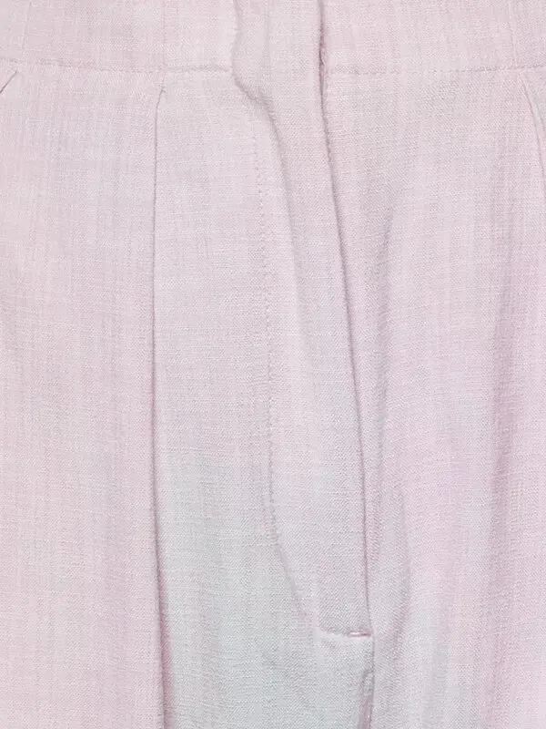 Maje Wide-leg Poplin Trousers
