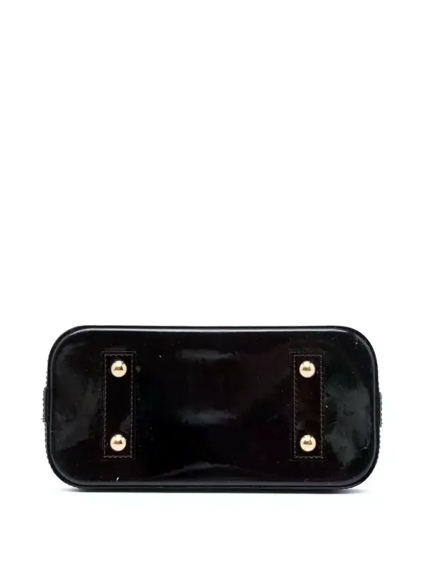 LOUIS VUITTON 2013 Monogram Vernis Alma Bb Satchel