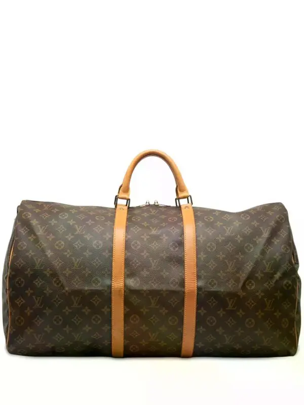 LOUIS VUITTON 1990 Monogram Keepall 60 Travel Bag