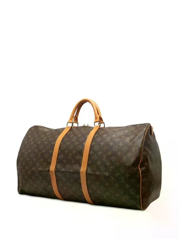 LOUIS VUITTON 1990 Monogram Keepall 60 Travel Bag