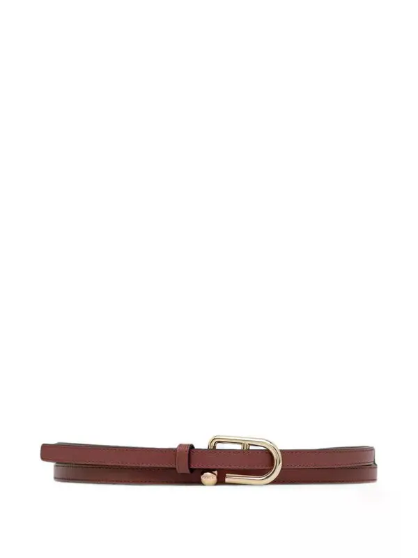Furla Leather Belt - Red