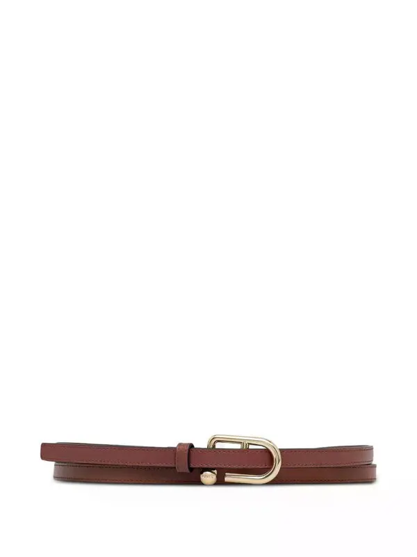 Furla Leather Belt - Red