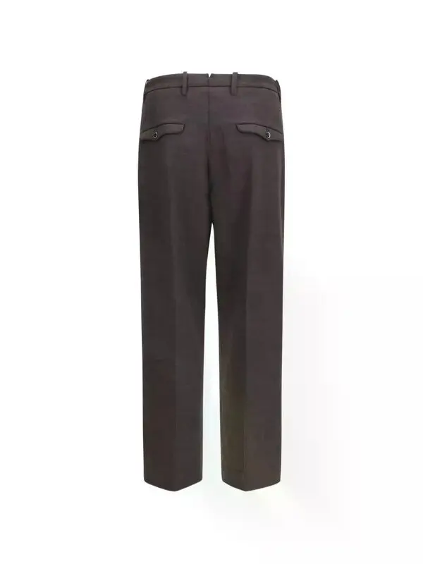 NINE:INTHE:MORNING Kai Pleated Wide-leg Trousers - Brown
