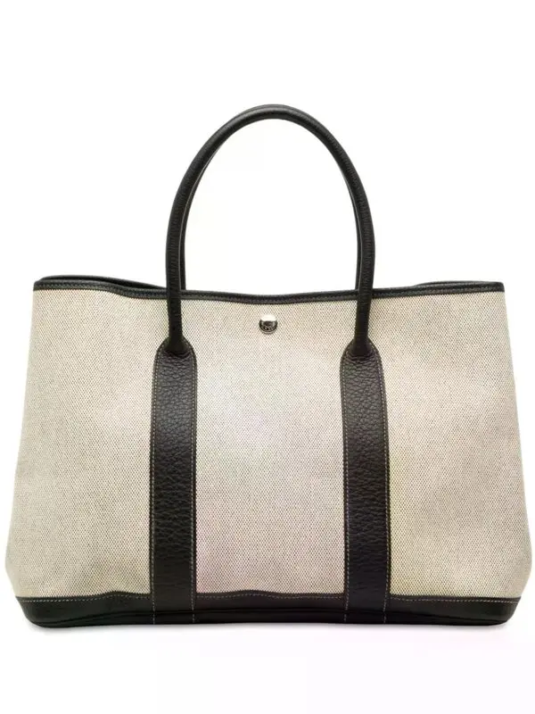 Hermès 2006 Toile And Negonda Garden Party 36 Tote Bag - Neutrals