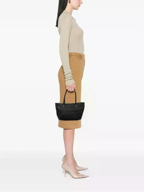 Fendi 2000-2010 Zucchino Canvas Tote Bag