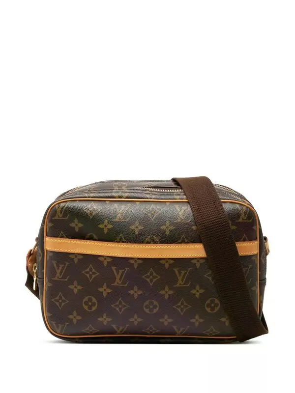 LOUIS VUITTON 2007 Monogram Reporter Pm Crossbody Bag - Brown