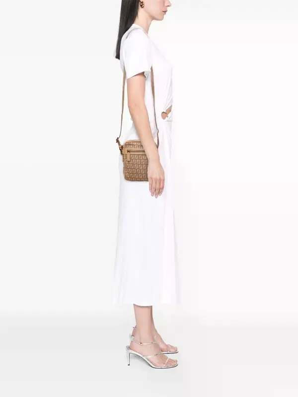 Fendi 2000-2010 Zucchino Canvas Crossbody Bag