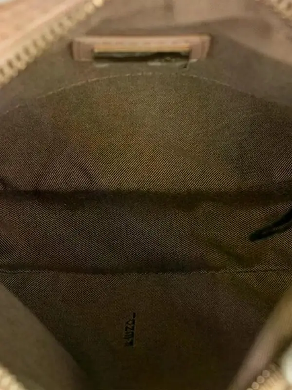 Fendi 2000-2010 Zucchino Canvas Crossbody Bag