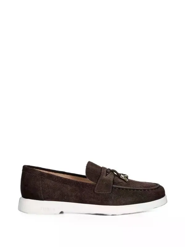 Furla Suede Tassel Loafers