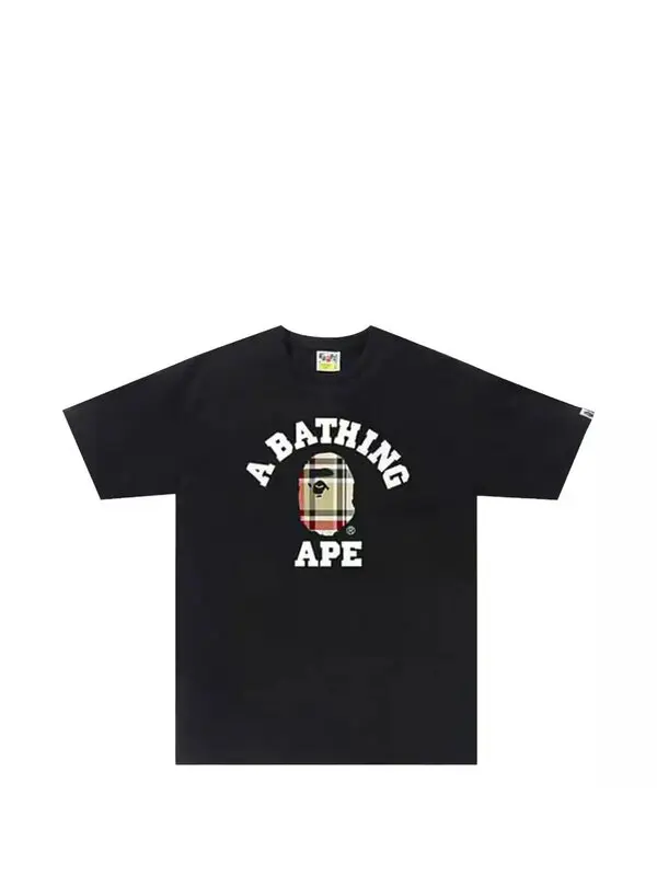 A BATHING APE Logo-print T-shirt - Black