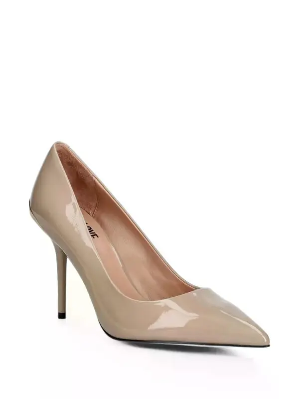 Moschino Logo-engraved Pointed-toe Pumps
