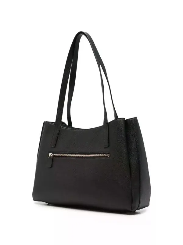Guess Camelia Leather Shoulder Bag - Black