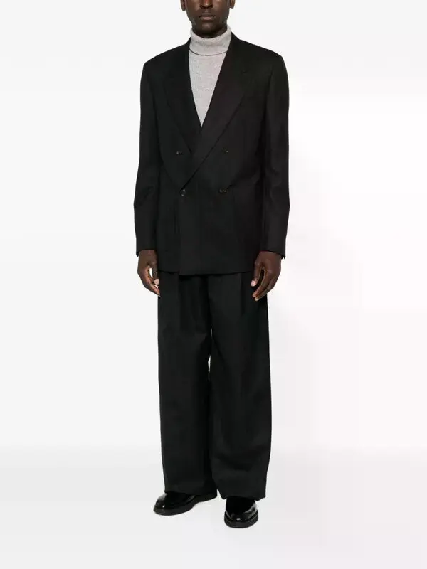 SPINA Herringbone Pleated Trousers