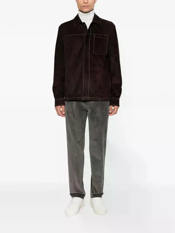 Eleventy Corduroy Pleated Trousers