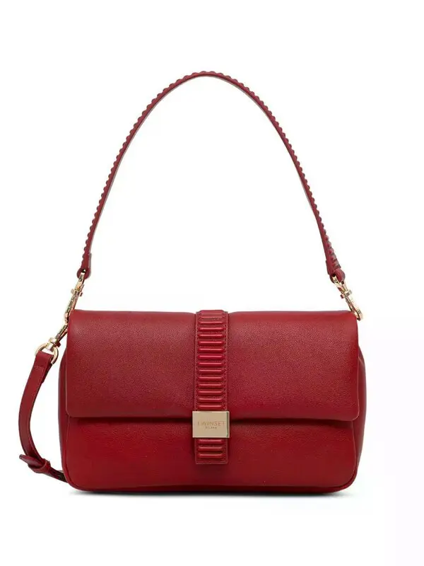 TWINSET Ribbed-detail Shoulder Bag