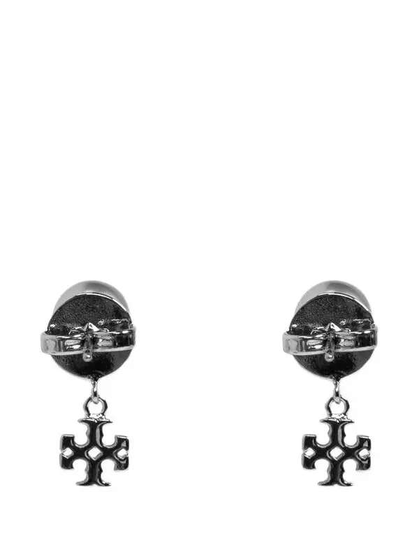 Tory Burch Double T Glass-pearl Earrings