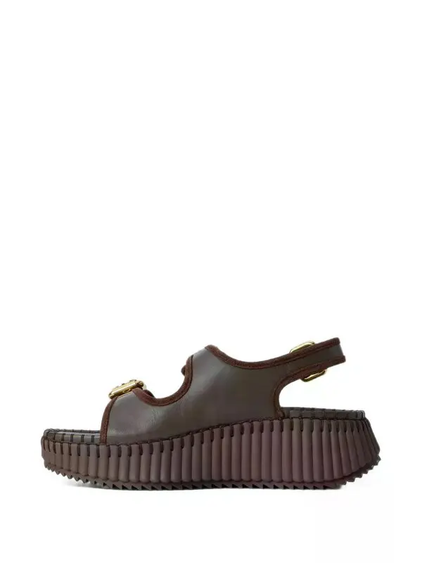Chloé Nama Wedge Sandals