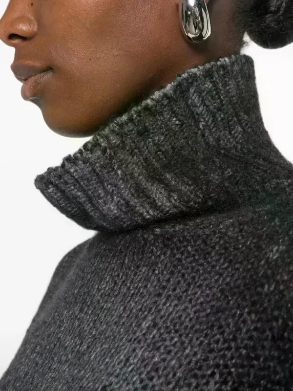 Avant Toi Chunky-knit Roll-neck Sweater