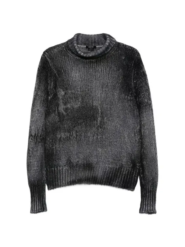 Avant Toi Chunky-knit Roll-neck Sweater - Grey