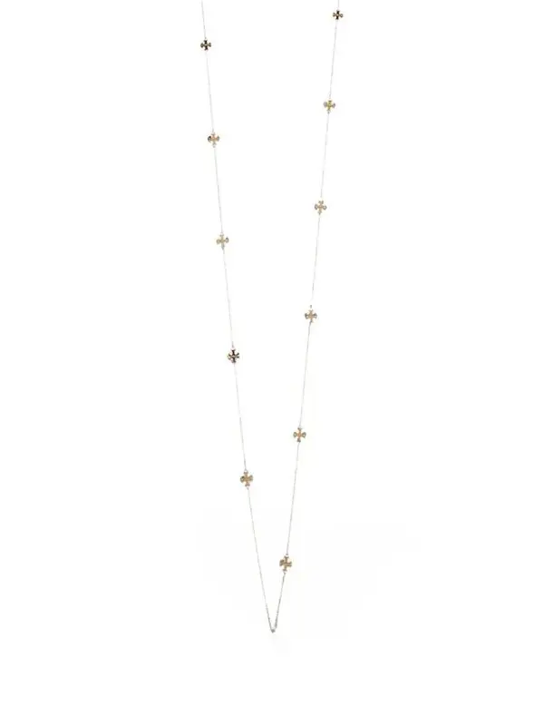 Tory Burch Miller Logo-plaque Necklace