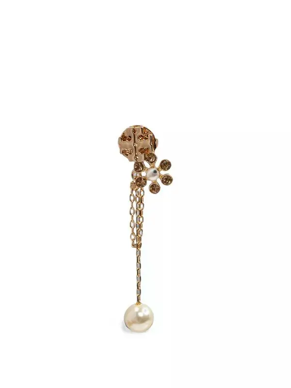 Tory Burch Moondance Pearl Chain Earrings