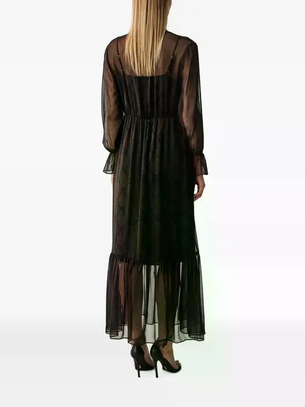 TWINSET Snake-print Maxi Dress