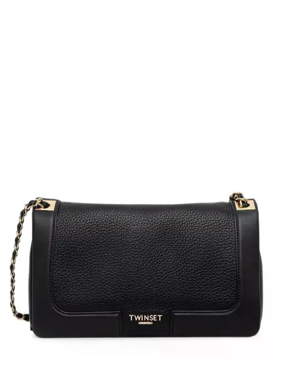 TWINSET Logo-lettering Cross Body Bag - Black