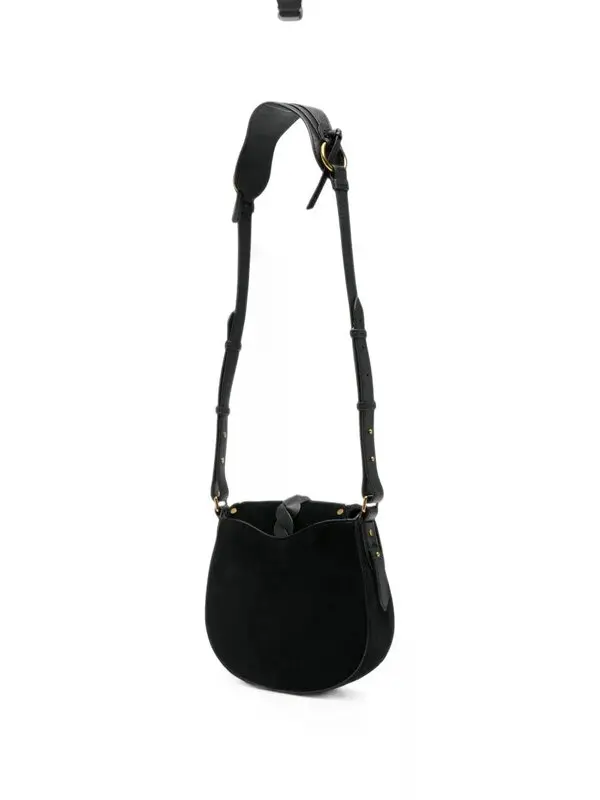 Isabel Marant Étoile Altay Stud-embellished Shoulder Bag - Black
