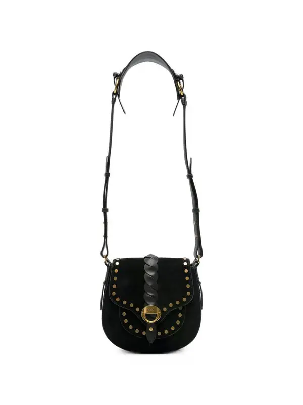 Isabel Marant Étoile Altay Stud-embellished Shoulder Bag - Black