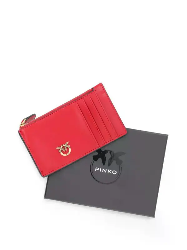 Pinko Love Birds Zipped Card Holder