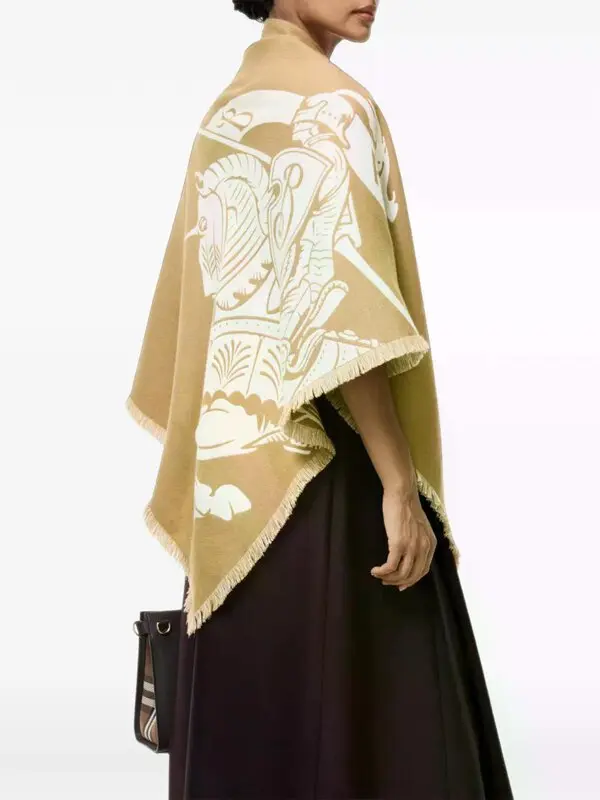 Burberry Knight Wool-silk-cashmere Cape