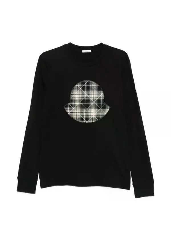 Moncler Logo-patch T-shirt - Black