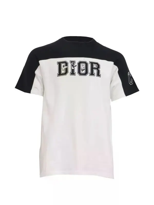 Dior X Kenny Scharf Embroidered T-shirt - White