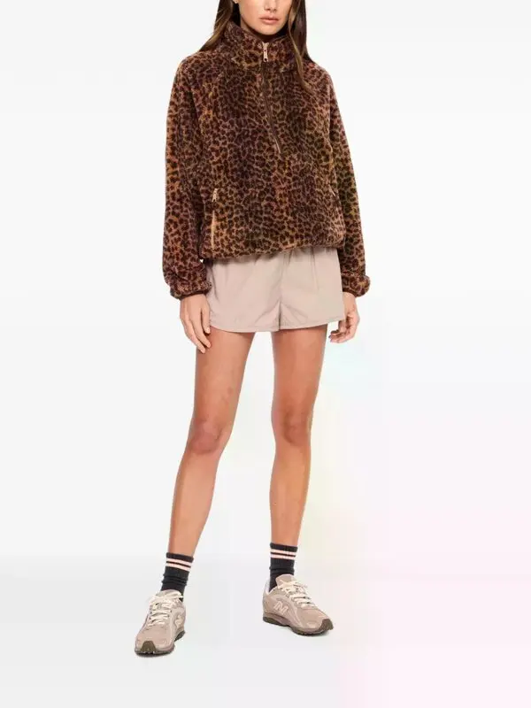 The Upside Harlow Leopard-print Sweater - Brown