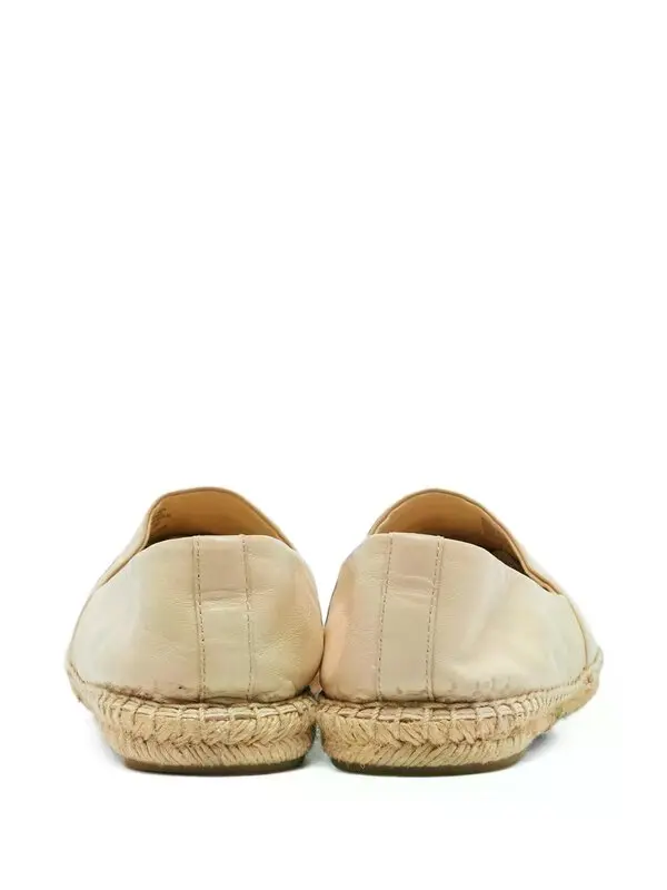 Tory Burch Double T Logo Espadrilles - Neutrals