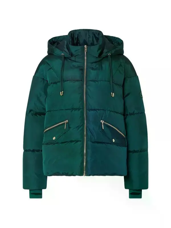 Liu Jo Quilted Hooded Jacket - Green