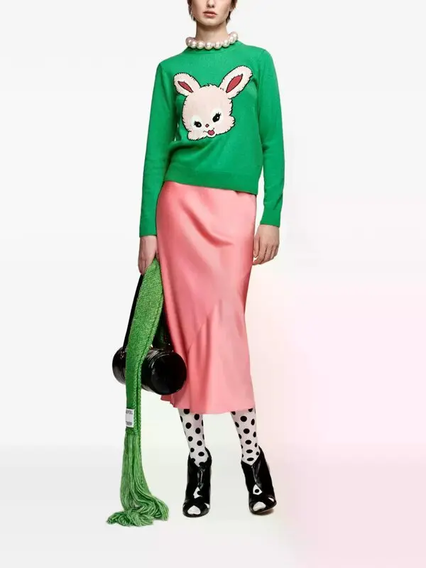 Essentiel Antwerp Rabbit Intarsia-motif Sweater