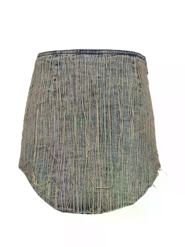 DIESEL® Distressed Denim Mini Skirt - Blue