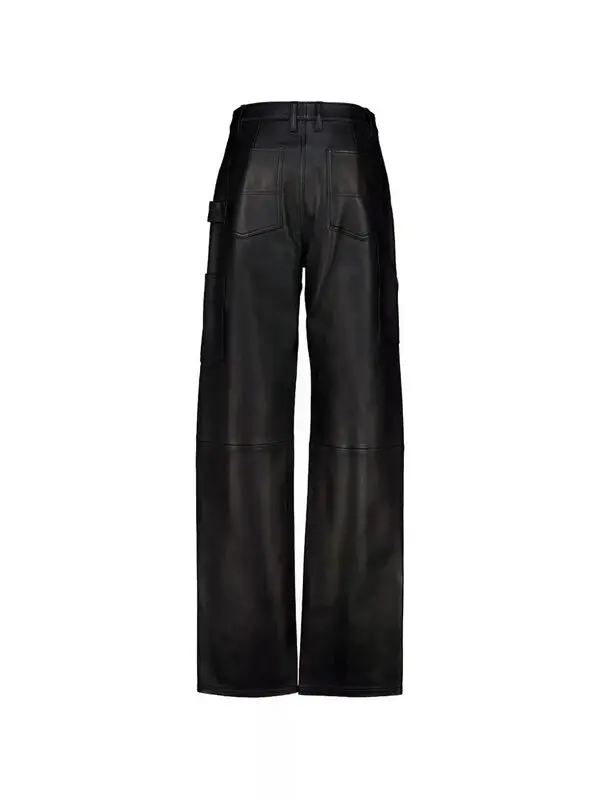Altuzarra Mills Straight-leg Leather Trousers