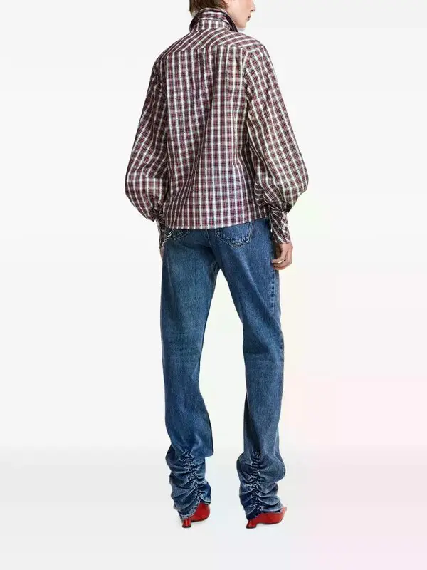 Essentiel Antwerp Kalmia Rhinestone-embellished Checked Shirt