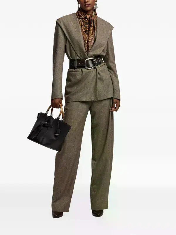 Ralph Lauren Leandre Birdseye-tweed Trousers