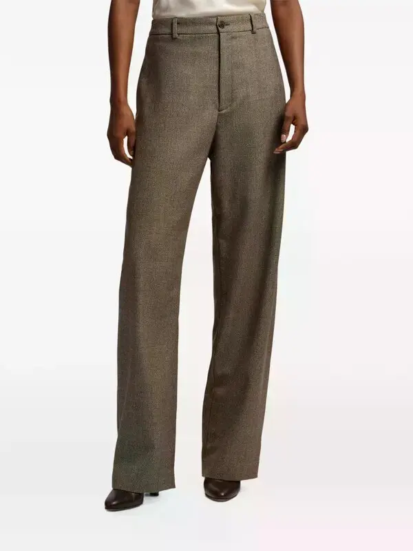 Ralph Lauren Leandre Birdseye-tweed Trousers
