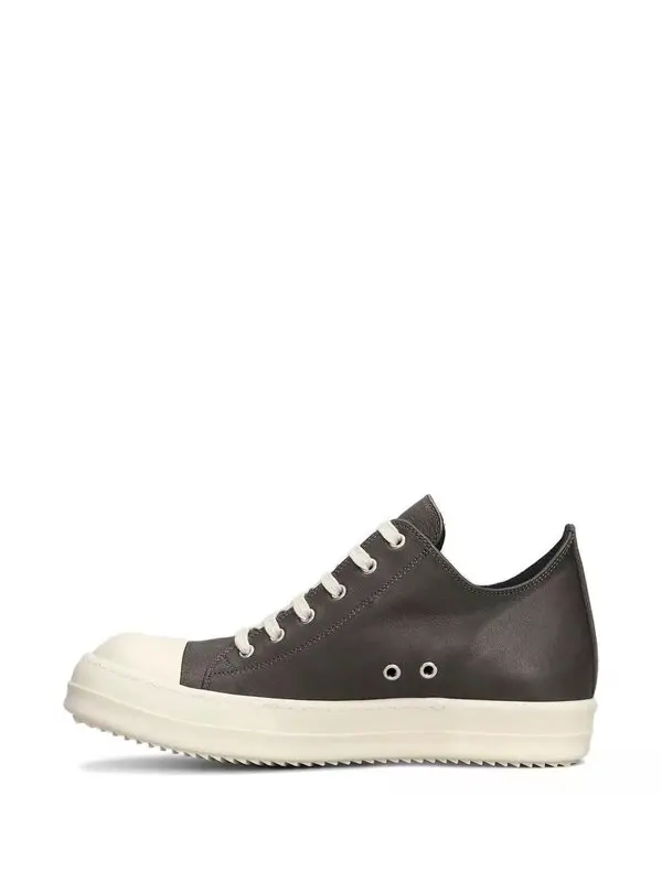 Rick Owens Leather Toe-cap Sneakers - Grey