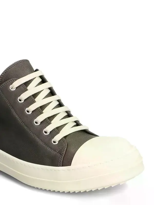 Rick Owens Leather Toe-cap Sneakers