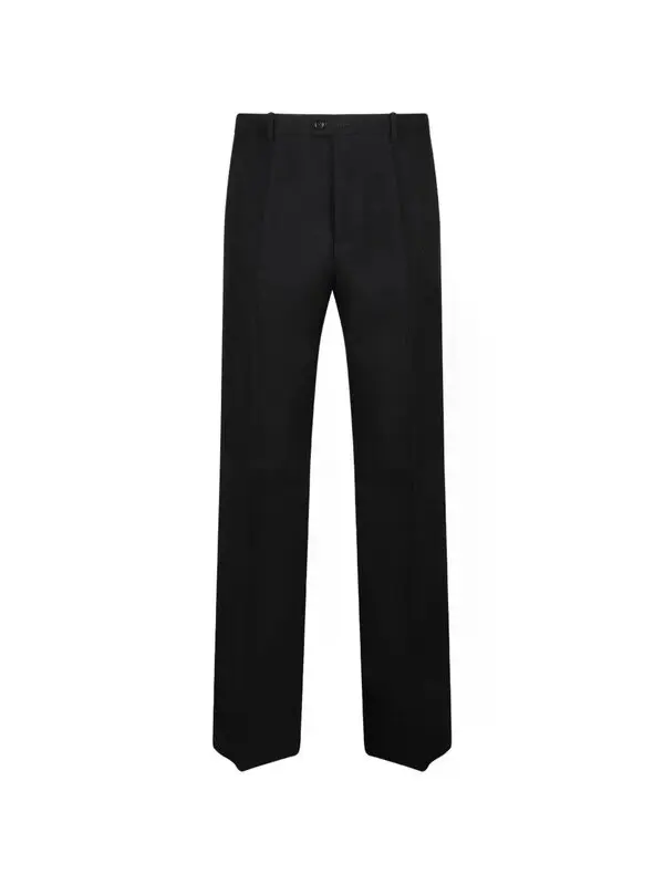 JIL SANDER Pressed-crease Straight-leg Wool Trousers