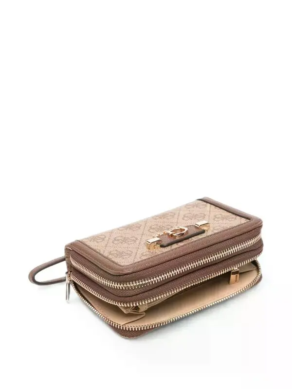 Guess Logo-monogram Zip-around Wallet