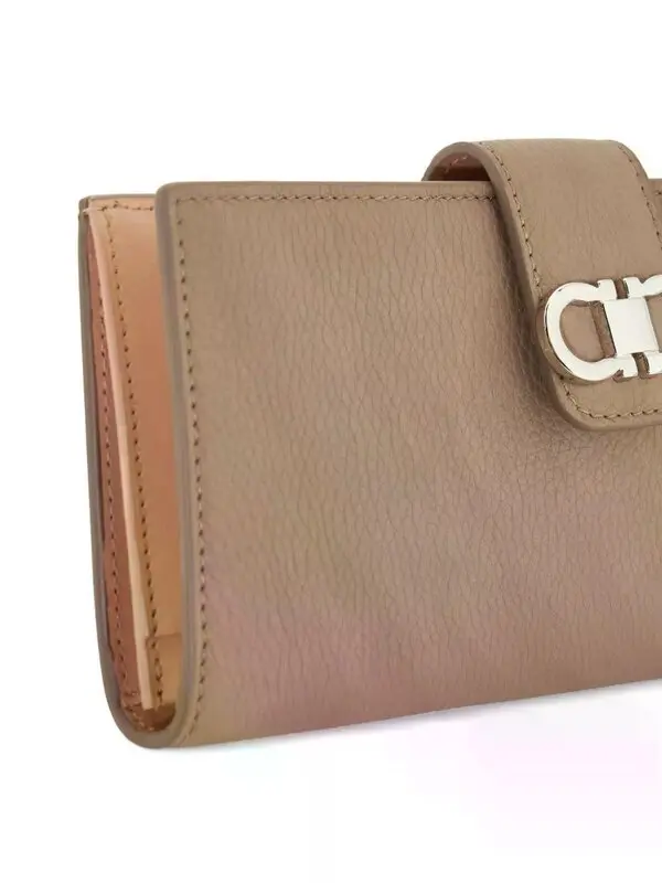 FERRAGAMO Double Gancini Continental Wallet